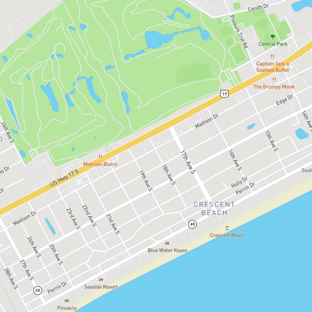 We Proudly Serve North Myrtle Beach - Crescent Beach