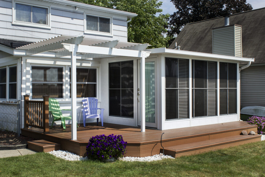 Carolina Home Exteriors - Sunroom & Pergola Combination